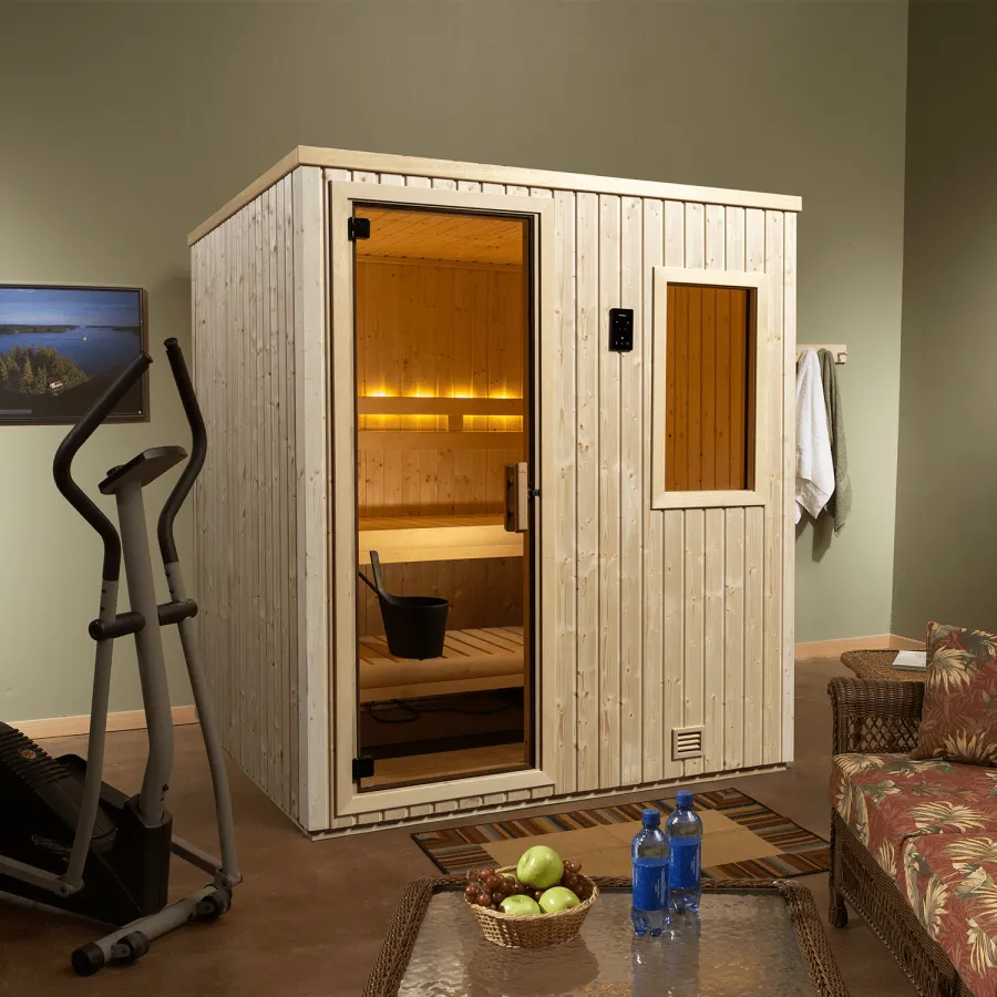5' x 6' NorthStar Indoor Sauna - Finnleo Saunas | New England Spas