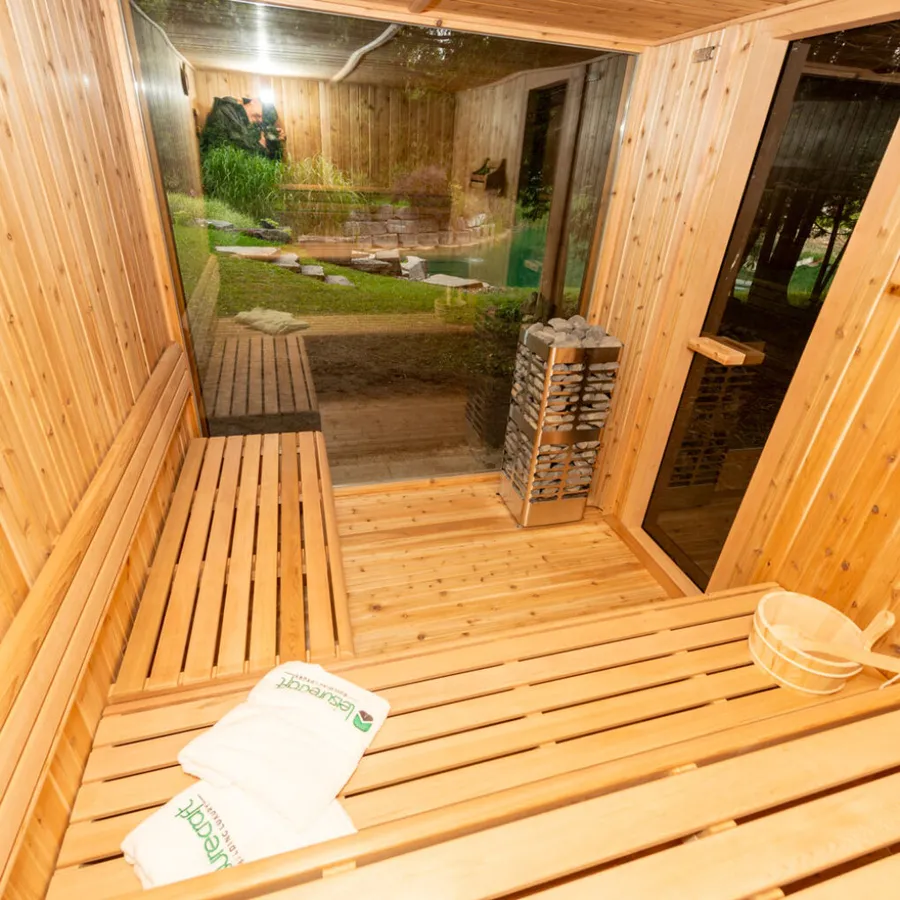 Pure Cube Neptune Sauna - LeisureCraft Saunas | New England Spas