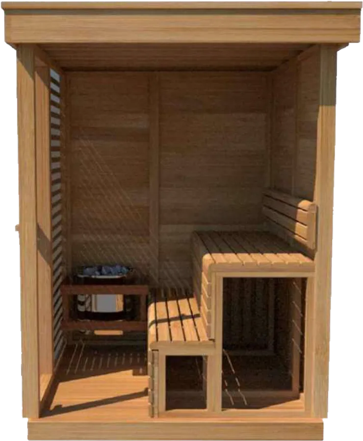 Pure Cube Outdoor CU550 - LeisureCraft Saunas | New England Spas