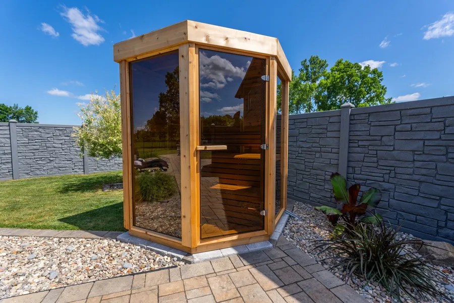 Pure Cube Trinity Sauna - LeisureCraft Saunas | New England Spas